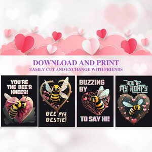 Printable Valentines Day Card for Kids. Perfect for Preschool or Class ...