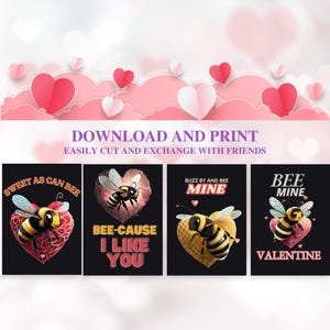 Printable Valentines Day Card for Kids. Perfect for Preschool or Class ...