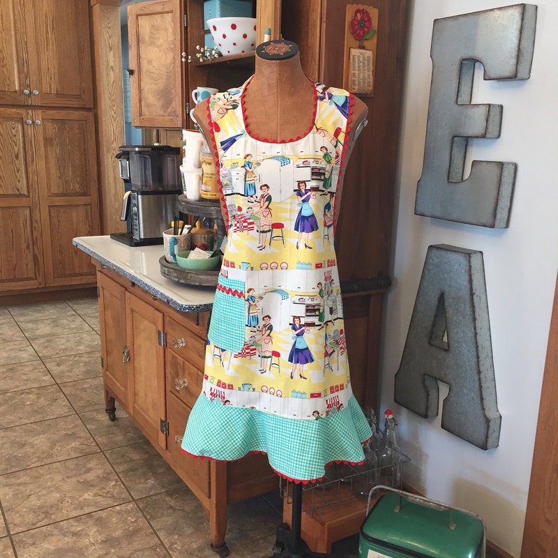 Womens Aprons Vintage - Etsy
