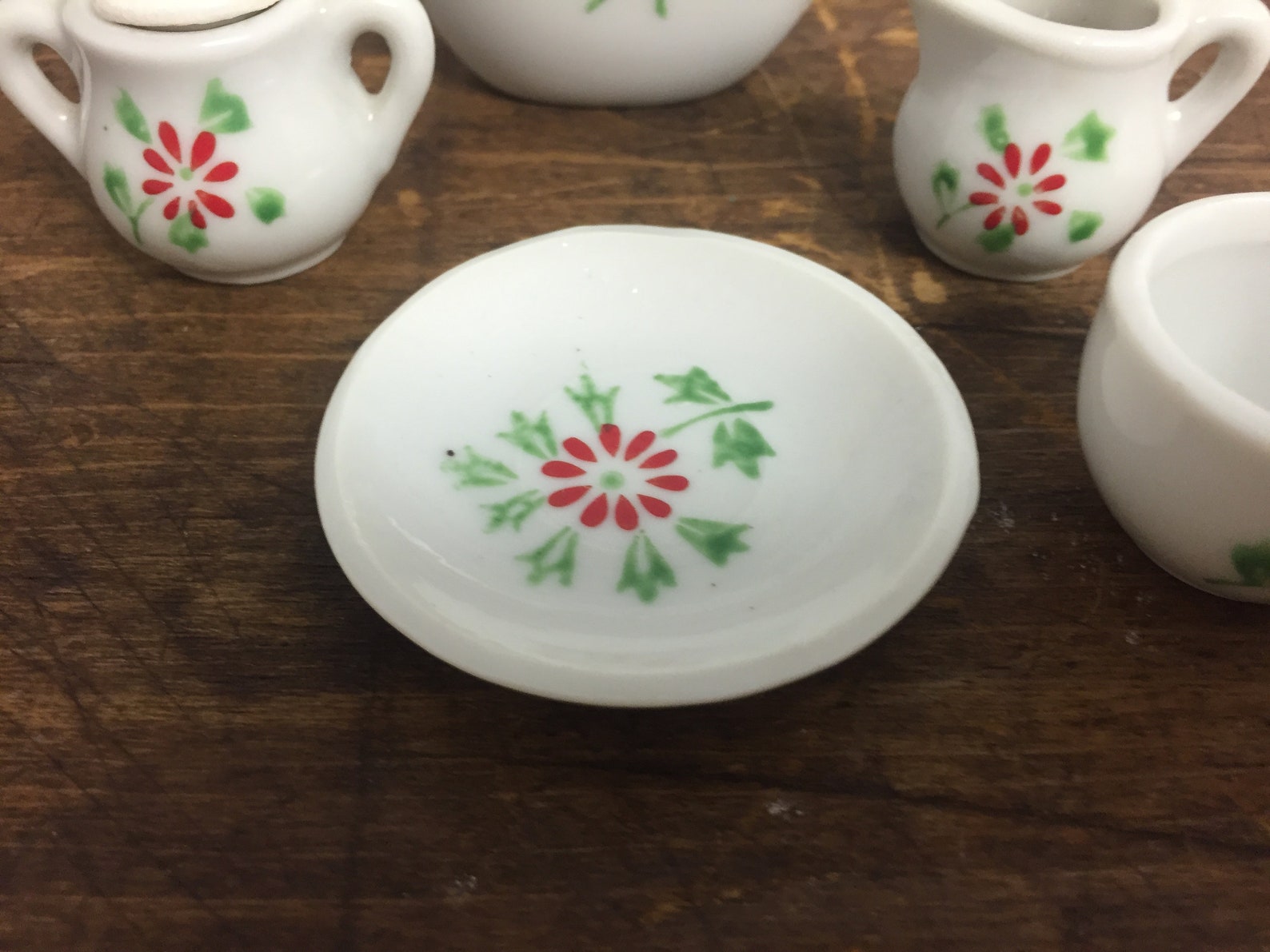 Vintage Miniature China Tea Set Made in Japan Teapot Sugar - Etsy