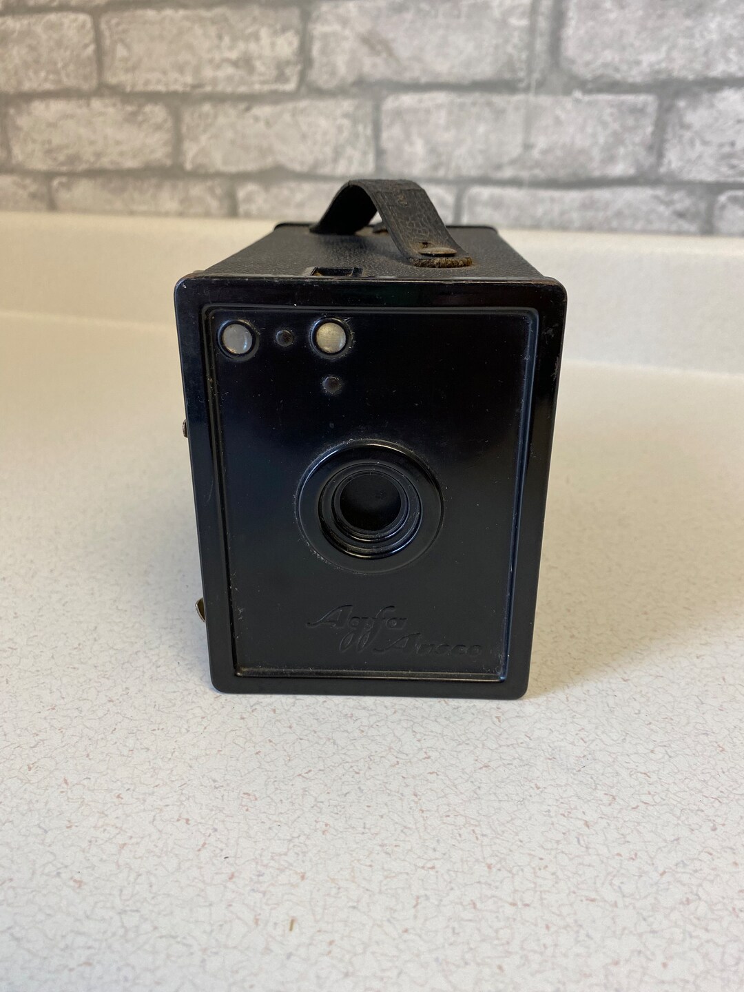 Vintage Camera, Box Camera, Agfa Ansco, Black, Handle, Photography ...