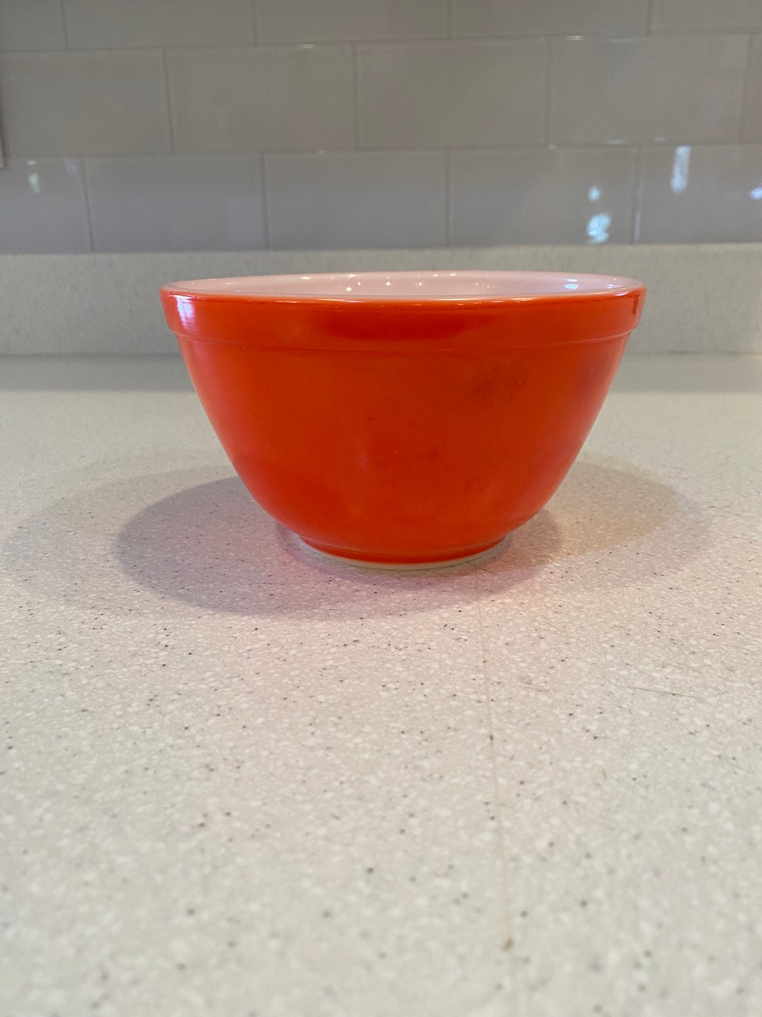 Vintage Pyrex Poppy Red Bowl, 401, 1.5 Pint, Mixing Bowl, Retro, 60s ...