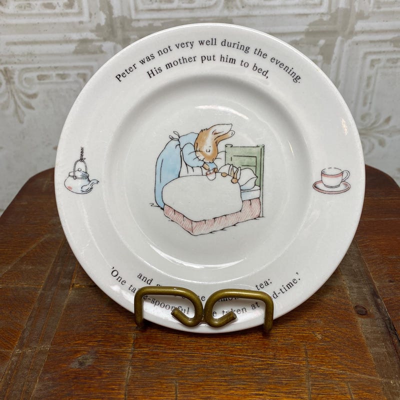Rabbit Plate - Etsy