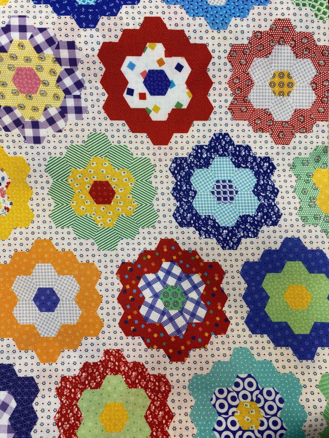 Fabric, Always in Season Flower Garden by American Jane for Riley Blake ...