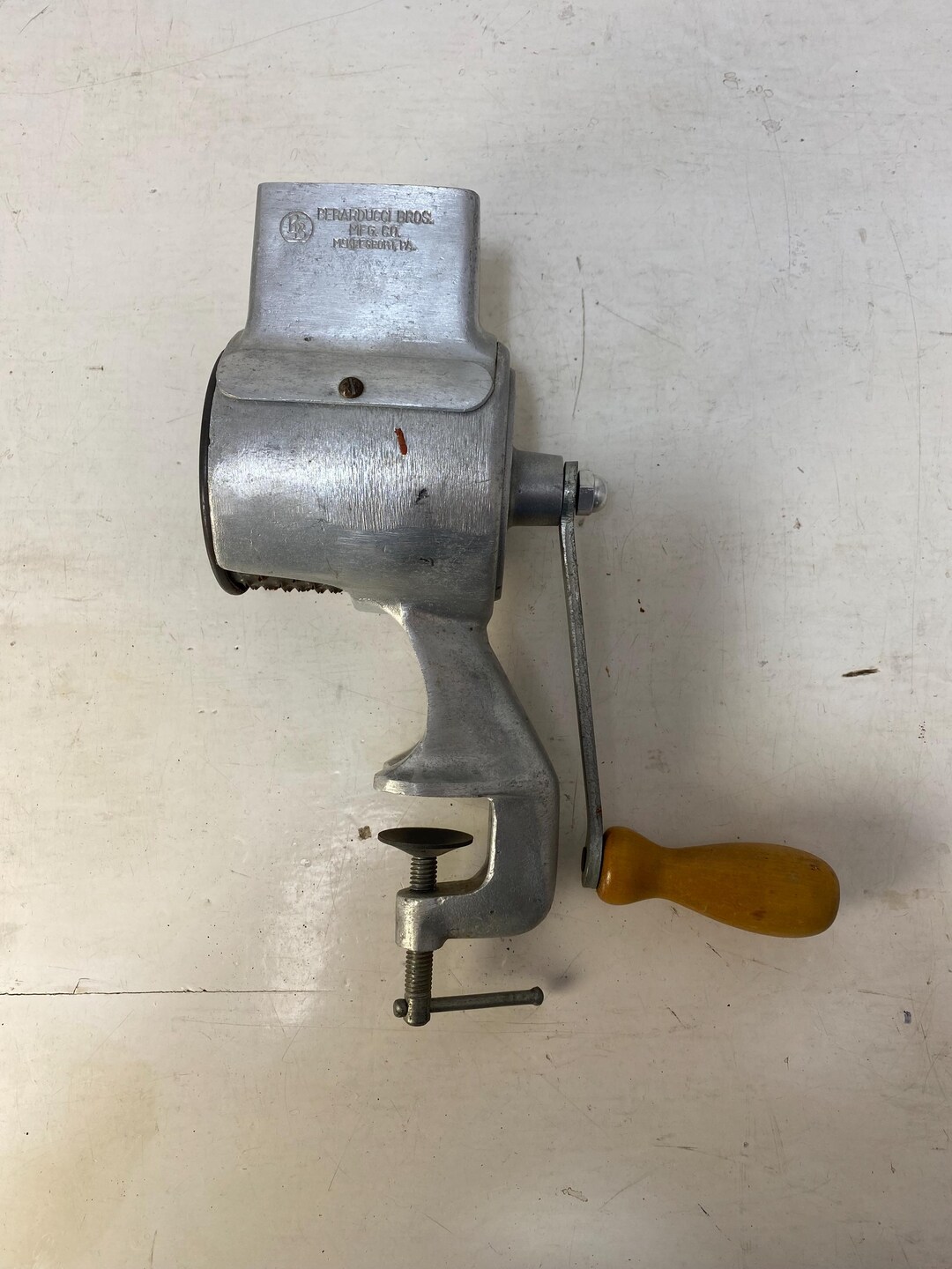 Vintage Savoy Press Counter Top Cheese Grater, Perarducci Bros ...