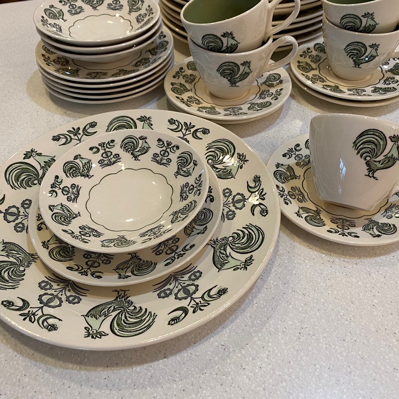 Green Dinnerware - Etsy