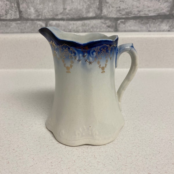 Flow Blue Pitcher - Etsy