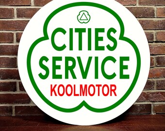 Cities Service Sign | Etsy