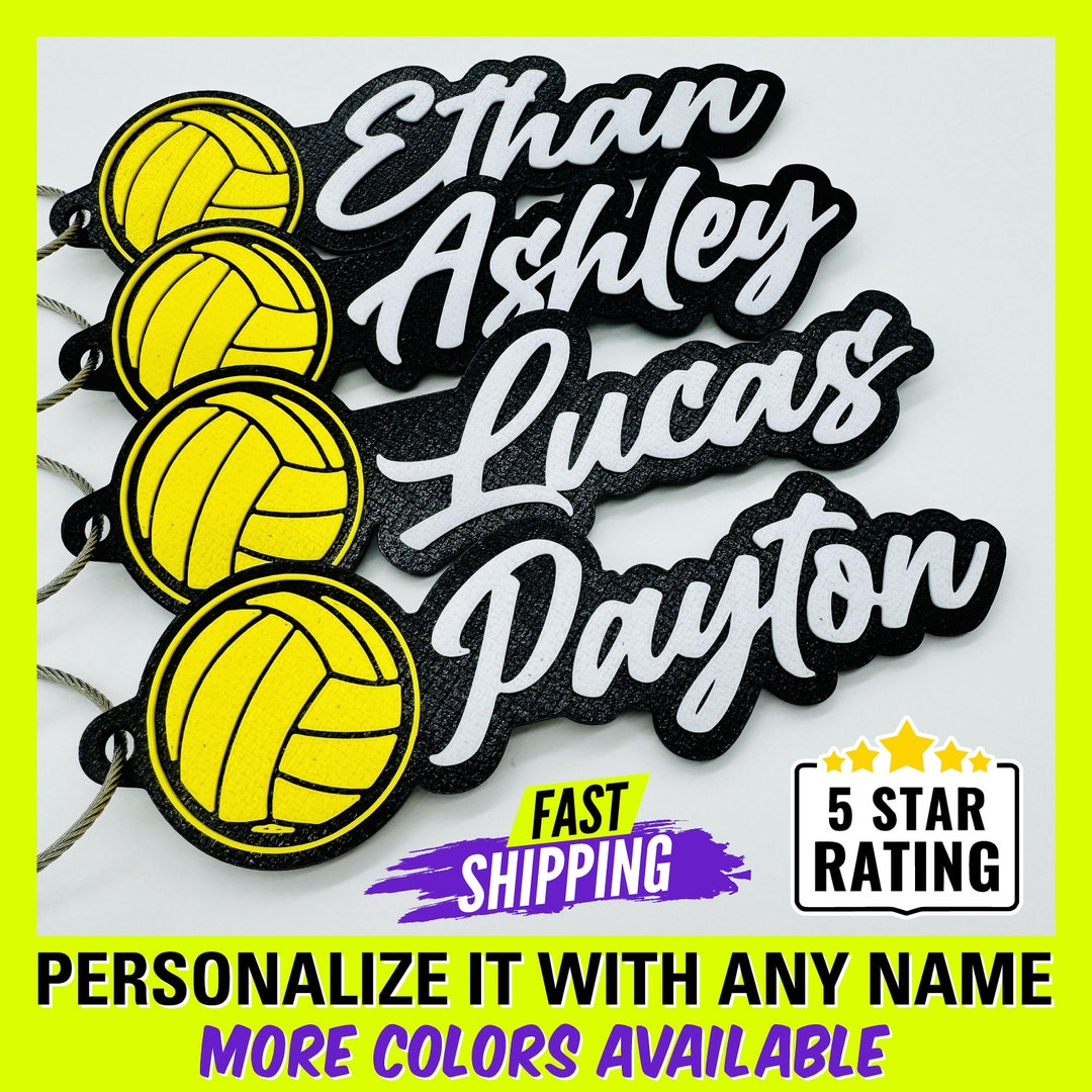 Personalized Water Polo Tag, Custom Water Polo Keychain, Water Polo ...