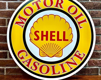 Shell Motor Oil Sign | Etsy