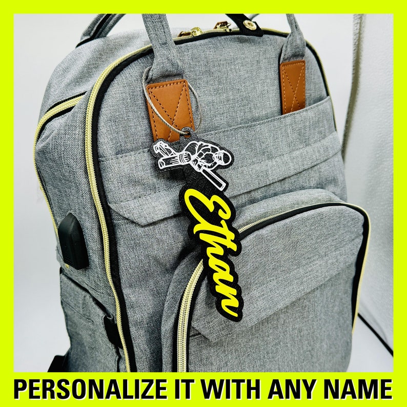 Personalized Cricket Tag, Custom Cricket Keychain, Cricket Name Charm ...