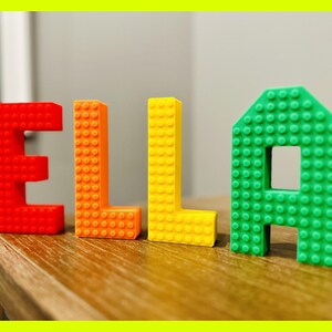 Custom LARGE Brick Style Name Plate Boy Gift Desk Nursery - Etsy