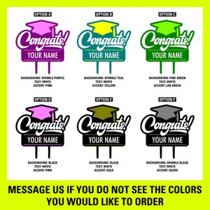 Personalized Graduation Cake Topper, Custom Graduation Cake Decor ...