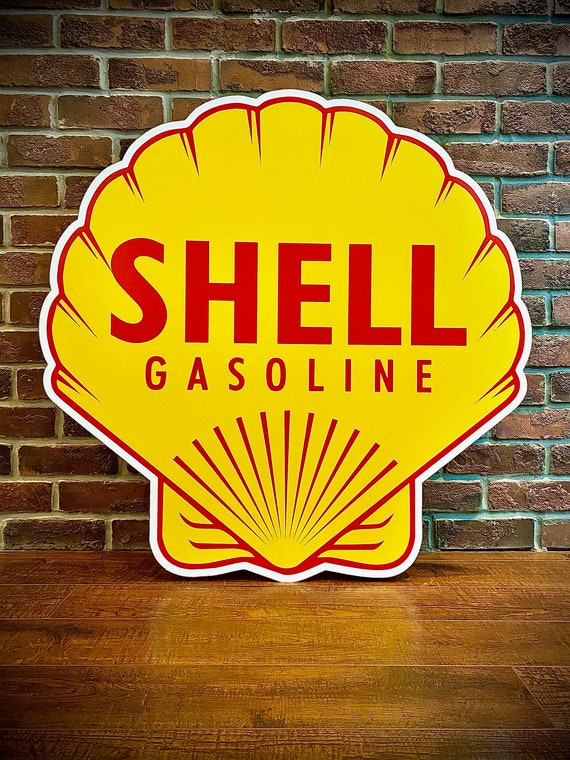 Shell Gasoline Motor Oil Sign HEAVY GUAGE High Quality - Etsy