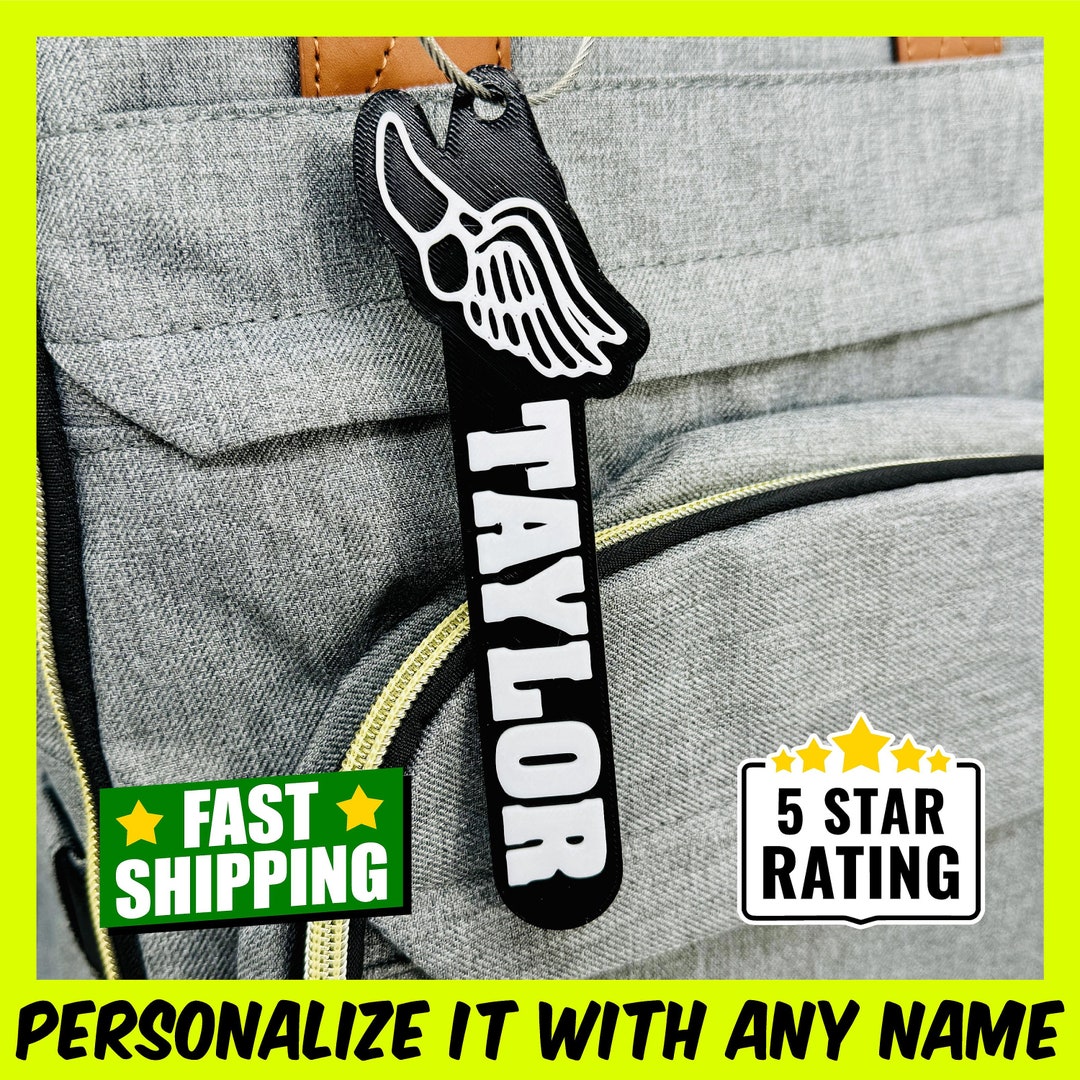 Personalized Track and Field Keychain, Custom Track and Field Name Tag ...