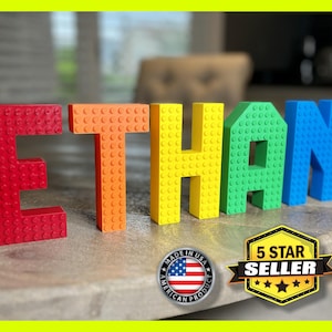 Custom LARGE Brick Style Name Plate Boy Gift Desk Nursery - Etsy