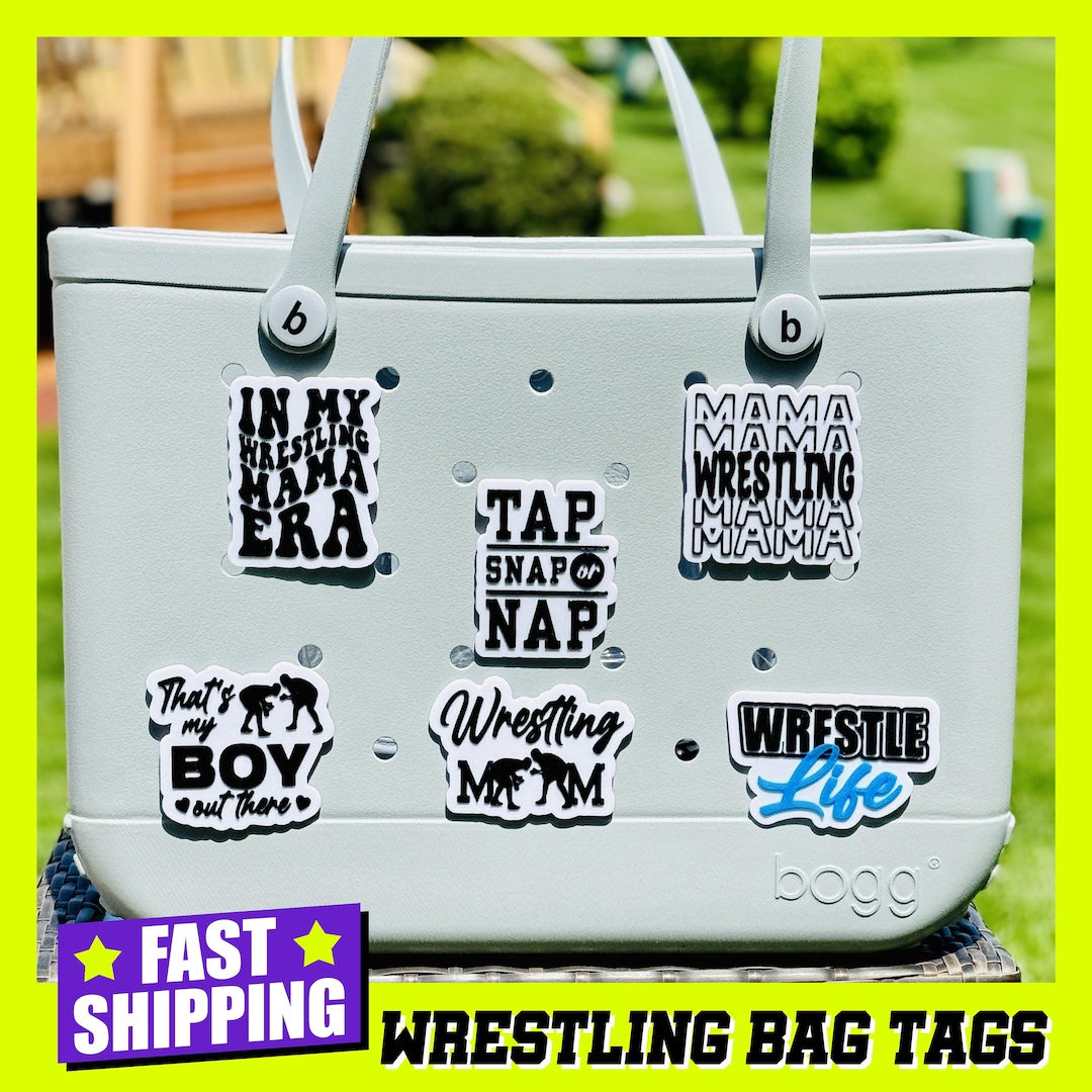 Bogg Bag Wrestling Tags, Wrestle Bogg Bag Charms, Bogg Bag Wrestling ...
