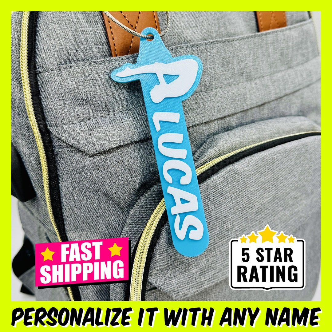 Diving Bag Tag, Personalized Diver Keychain, Custom Diving Name Tag ...