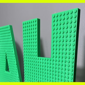 LARGE Brick Wall Letters, Custom Name Wall Letters, Personalized Brick ...