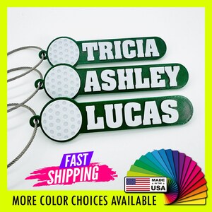 Personalized Golf Bag Name, Golf Name, Golf Keyring, Golf Tag, Bag Tag ...