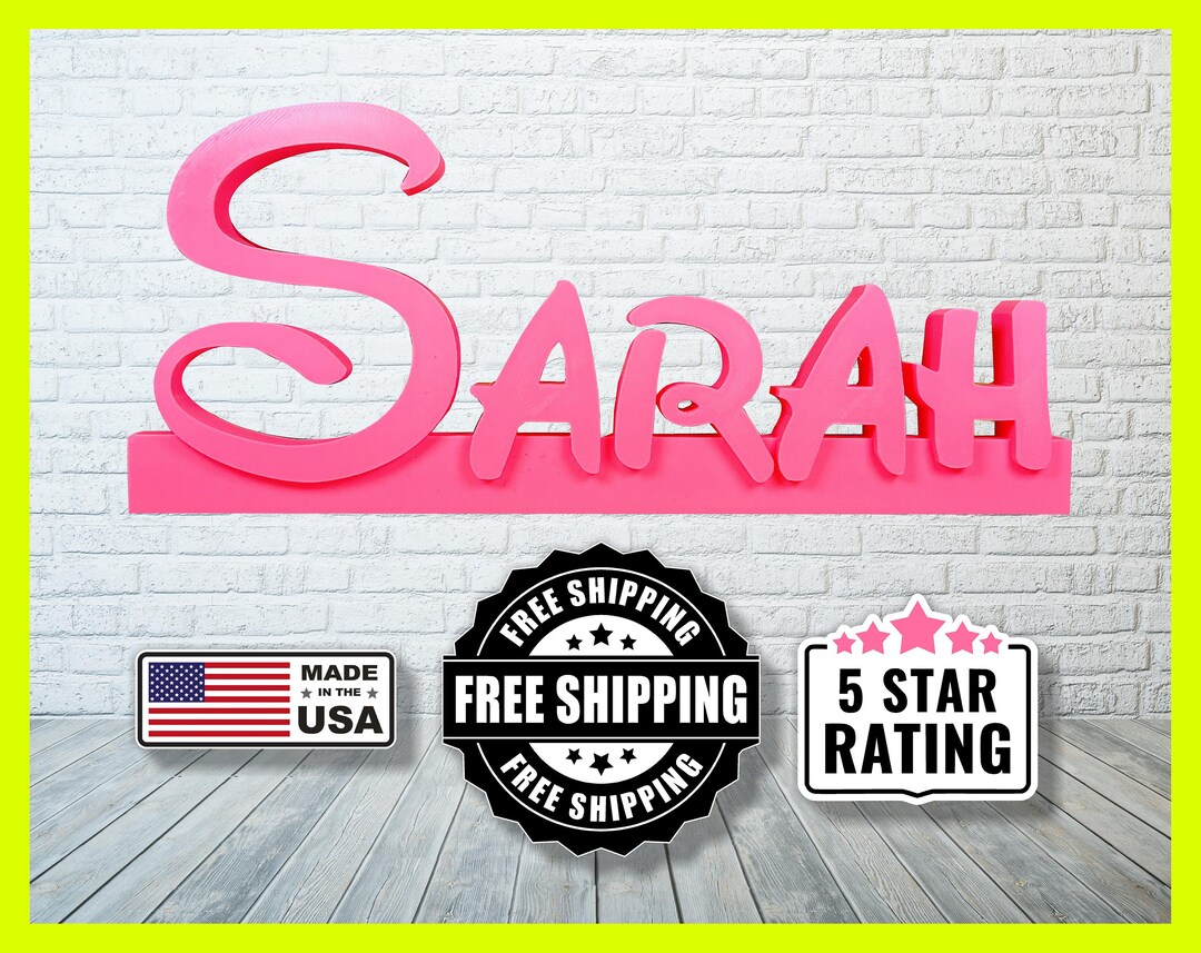 Custom Disney Style Nameplate Desk Nameplate Disney Themed - Etsy