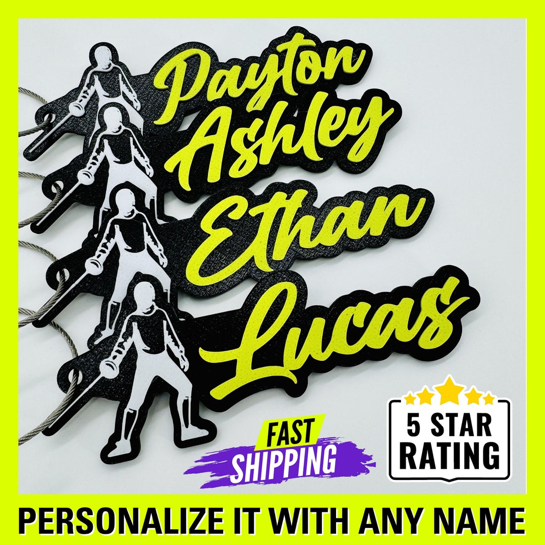 Personalized Fencing Tag, Custom Fencing Keychain, Fencing Accessories ...