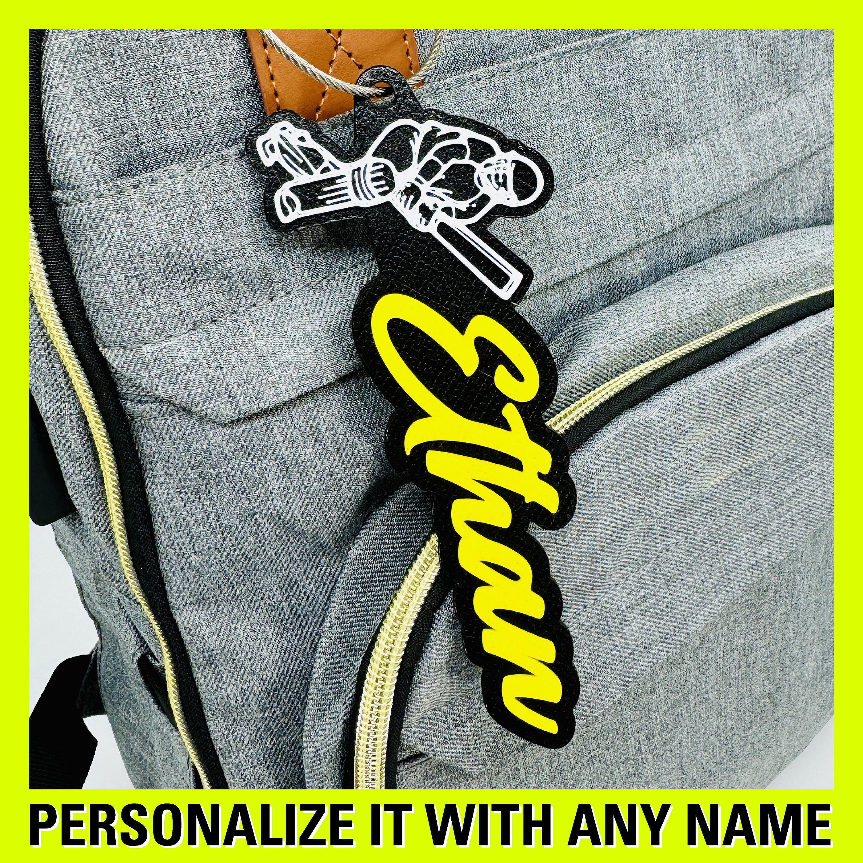 Personalized Cricket Tag, Custom Cricket Keychain, Cricket Name Charm ...