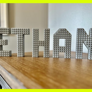Personalized Brick Name, 3D Printed Name, Customizable Colors, Unique ...