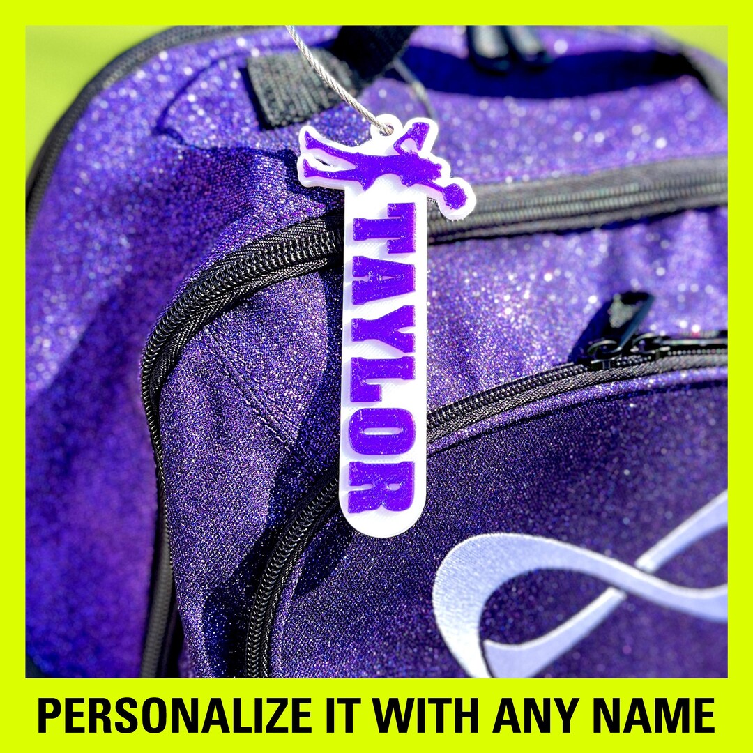 Personalized Cheer Name Tag, Nfinity Bag Cheer Bag Name , Custom ...