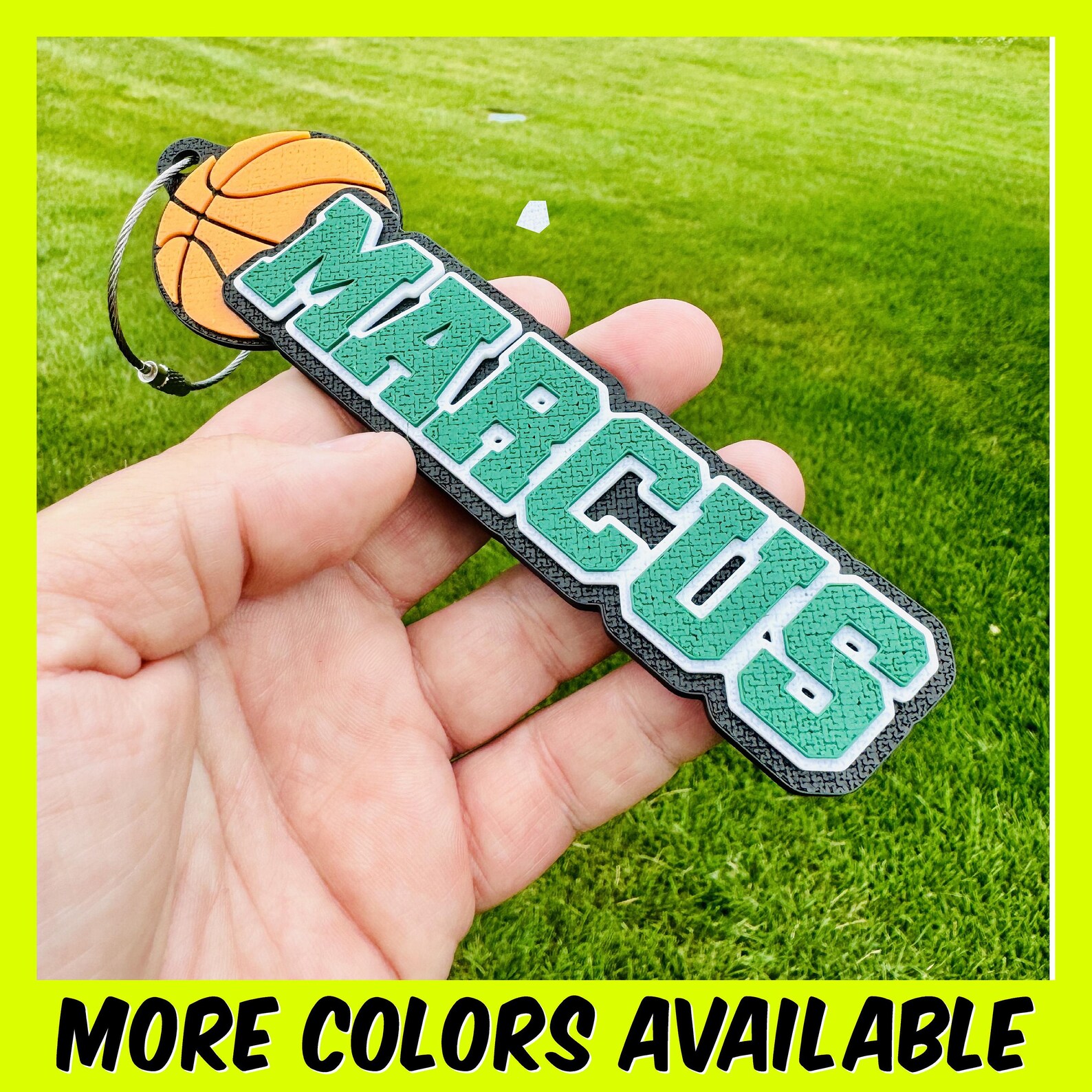 Personalized Basketball Bag Tag, Basketball Name Tag, Basketball ...