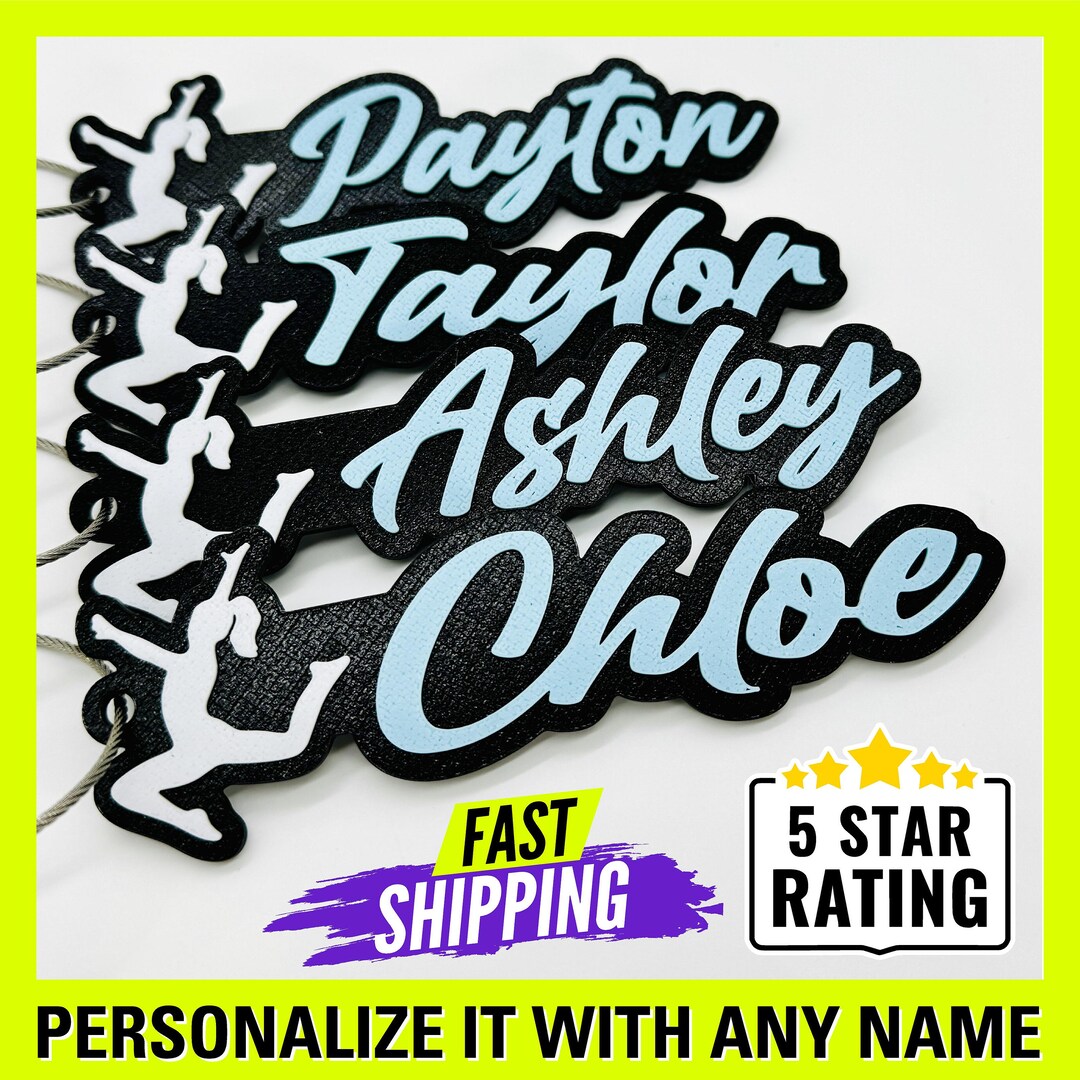Personalized Dance Tag, Custom Dance Keychain, Dance Accessories ...