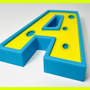 Custom Sponge Letters, Individual Large Sponge Letters, Kids Room ...