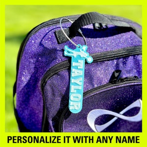 Personalized Cheer Name Tag, Nfinity Bag Cheer Bag Name , Custom ...