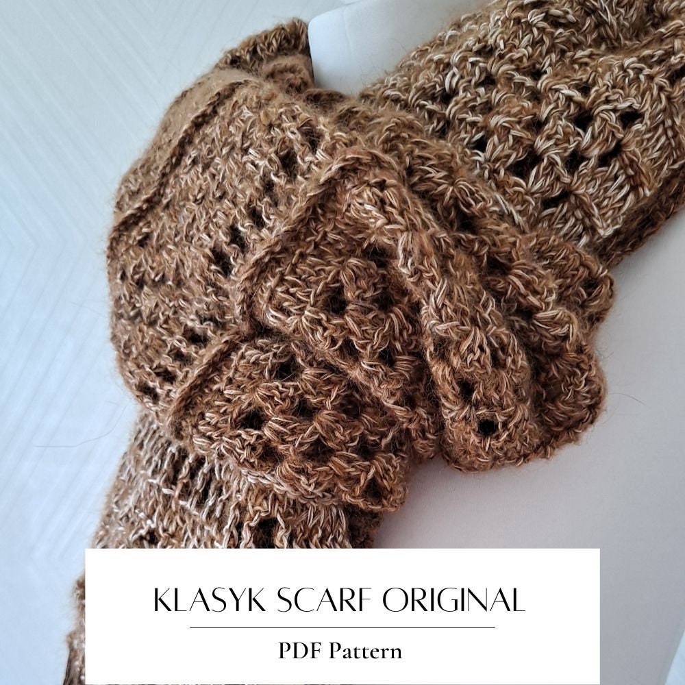 PDF Pattern/wzór KLASYK Original Shawl/scarf/szal - Etsy