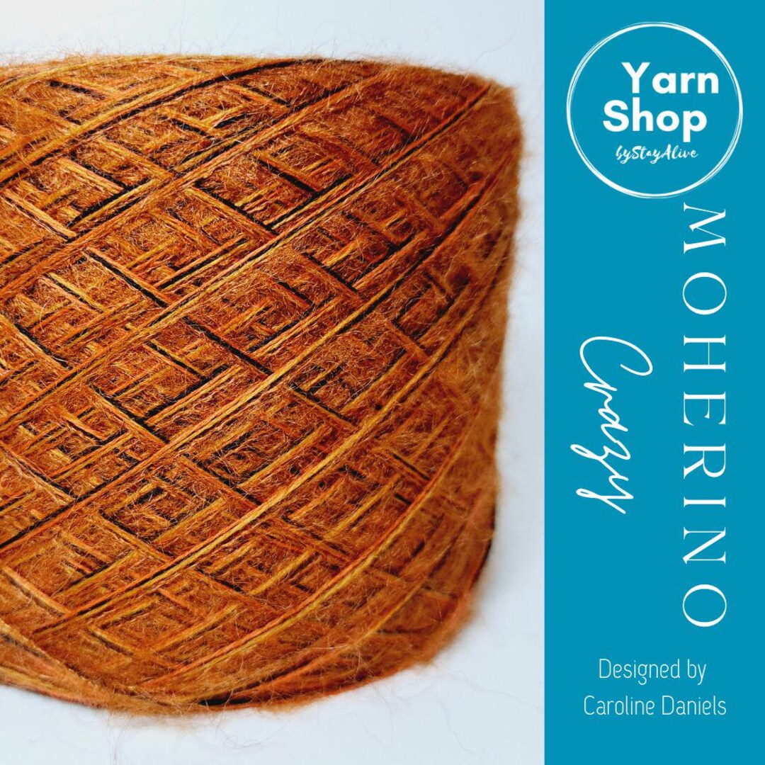 Fancy Fluffy MHC002 Moherino Crazy Yarn Cake Extrafine Superwash Merino ...