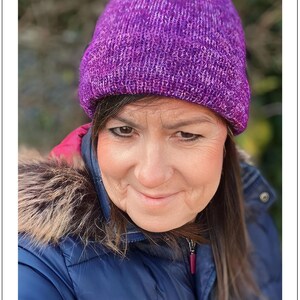 PDF Pattern/wzór Knitting Velvet Hat - Etsy