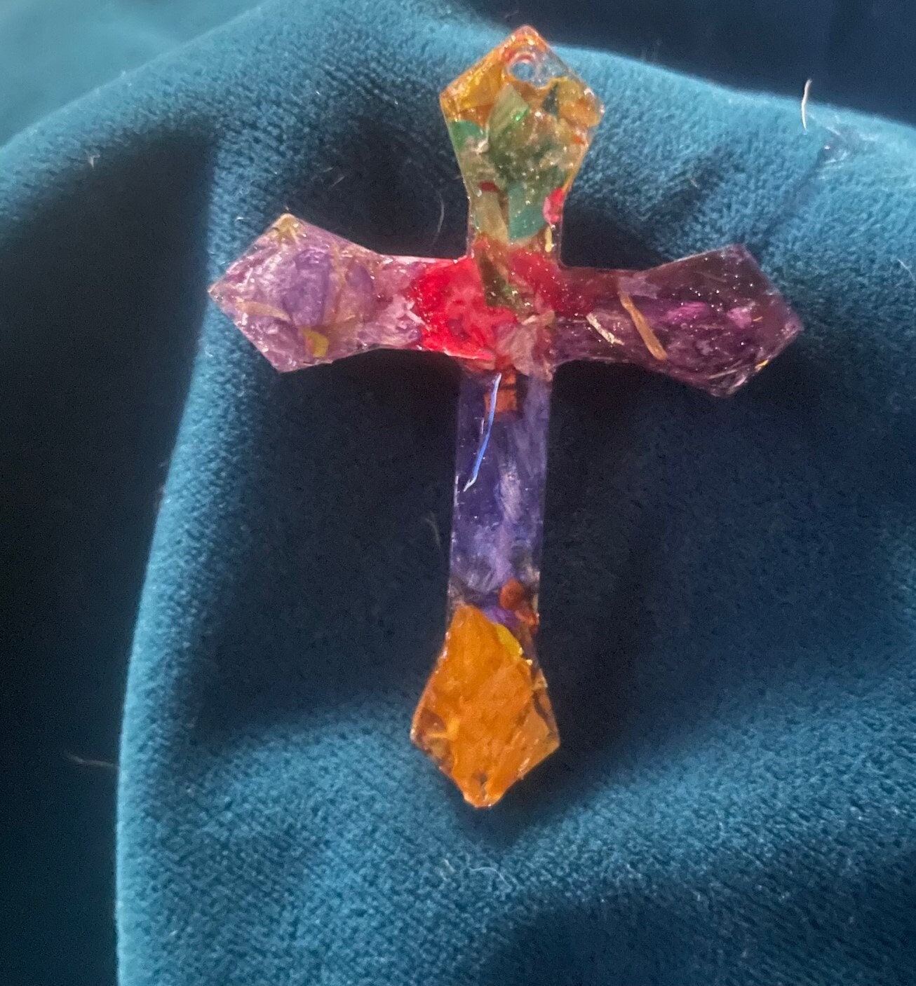 Flower Petal Resin Crosses - Etsy