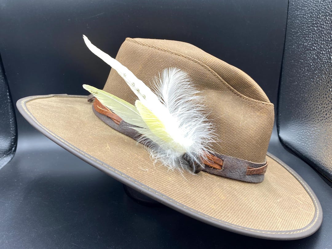 Cockatiel Feather Hat Clip: Handmade Boho Cowboy Hatband Decoration - Etsy