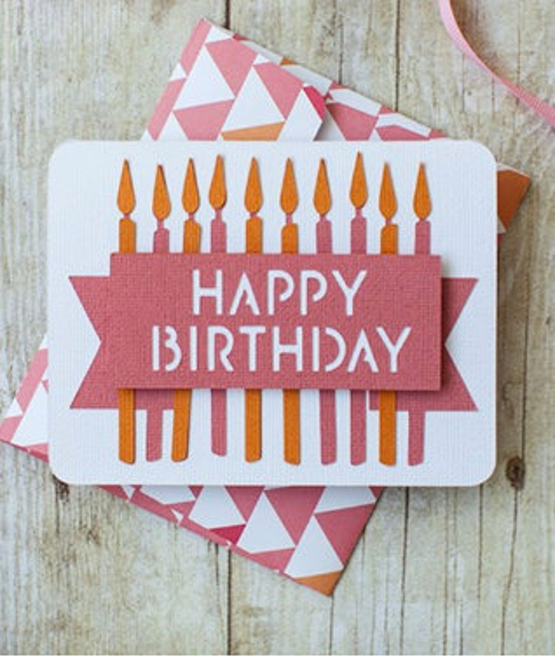 Happy Birthday Candle Card! - Etsy