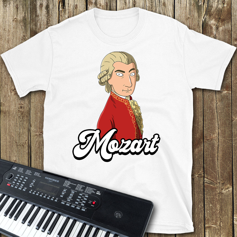 Mozart Shirt Classical Music Shirt Composer T-Shirt Mozart | Etsy
