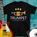 Trumpet Shirt, Trumpet Gifts, Trumpeter Shirt, Trumpet Player, Marching ...