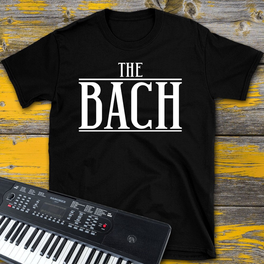 Johann Sebastian Bach T-shirt, the Bach Shirt, Classical Music Shirt ...