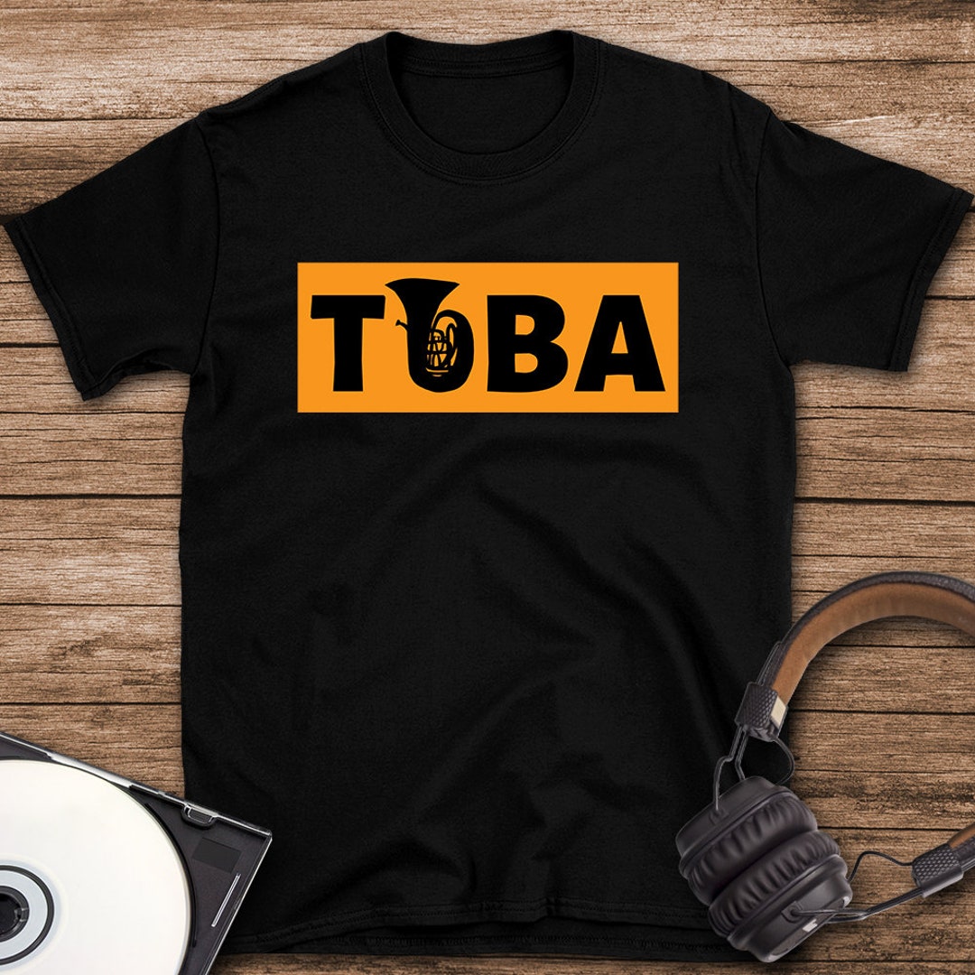 Tuba camisa, tuba regalo, banda de marcha, camiseta de jugador de tuba ...