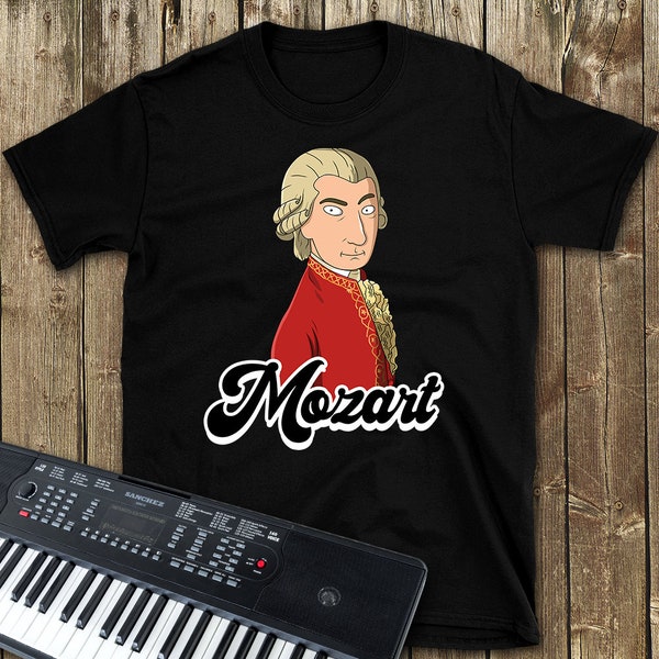 Wolfgang Amadeus Mozart Shirt - Etsy