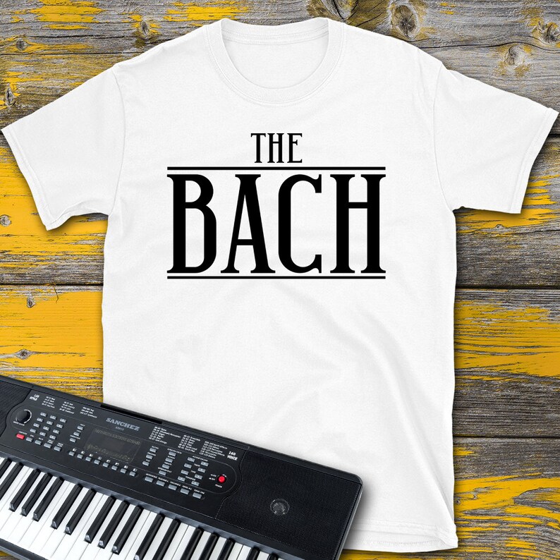 Johann Sebastian Bach T-shirt, the Bach Shirt, Classical Music Shirt ...