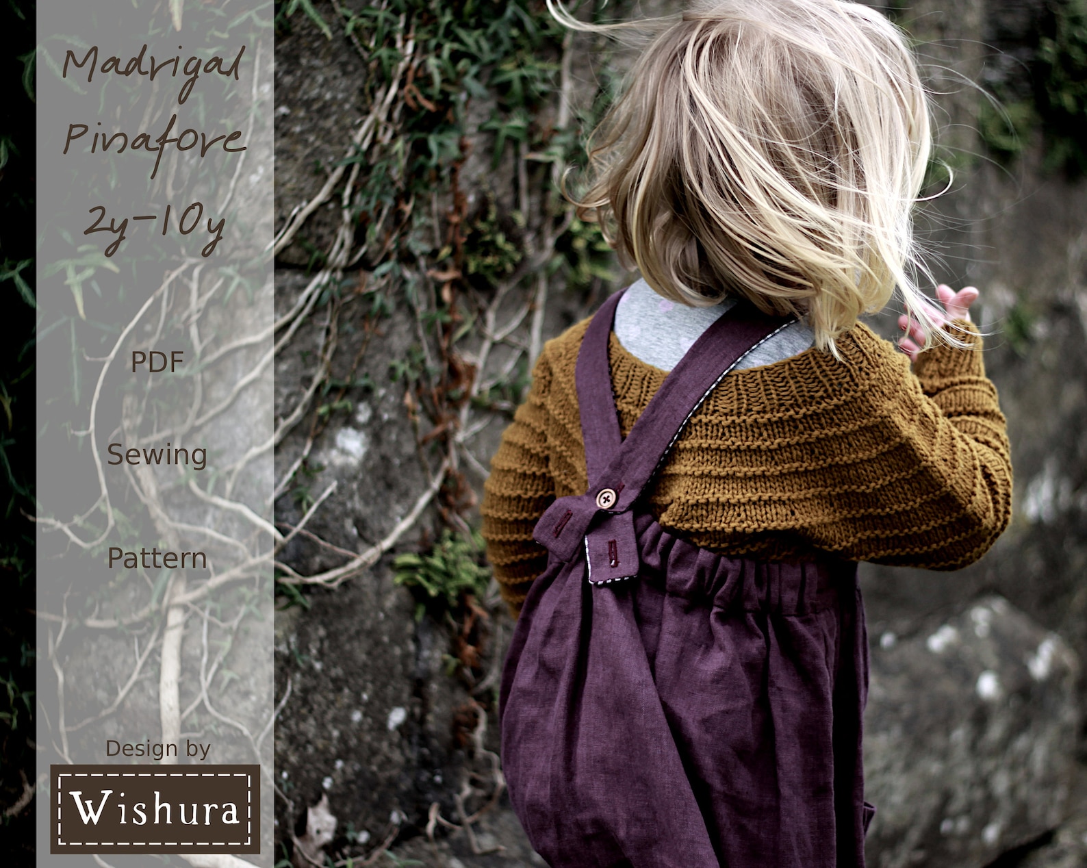 Girls Pinafore Sewing Pattern PDF Tutorial With Step-by-step - Etsy