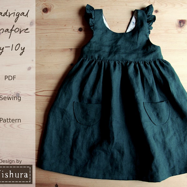 Pinafore Pattern - Etsy