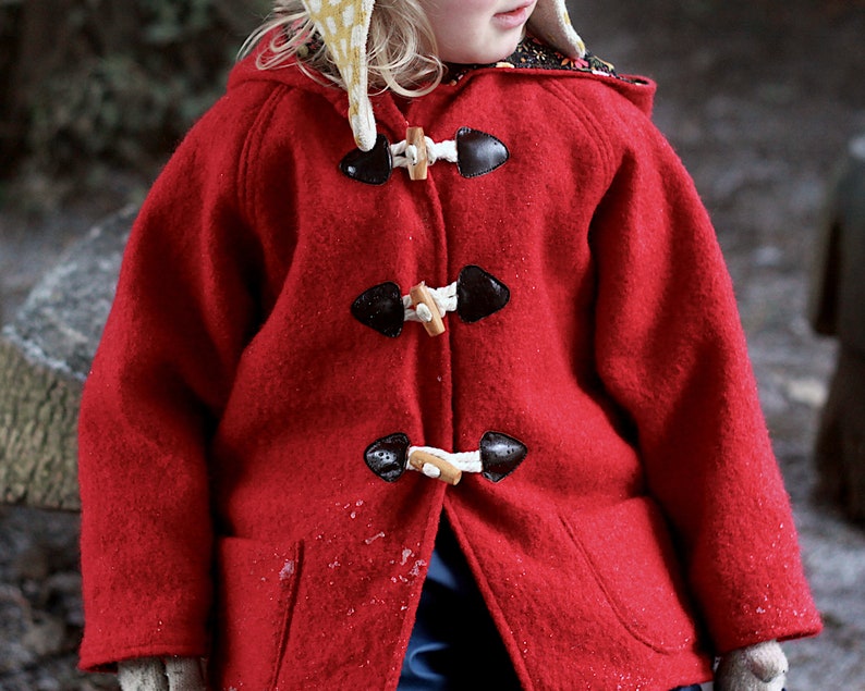 Coat Sewing Pattern With Pixie Hood, Sizes 0-10y, With Step-by-step ...