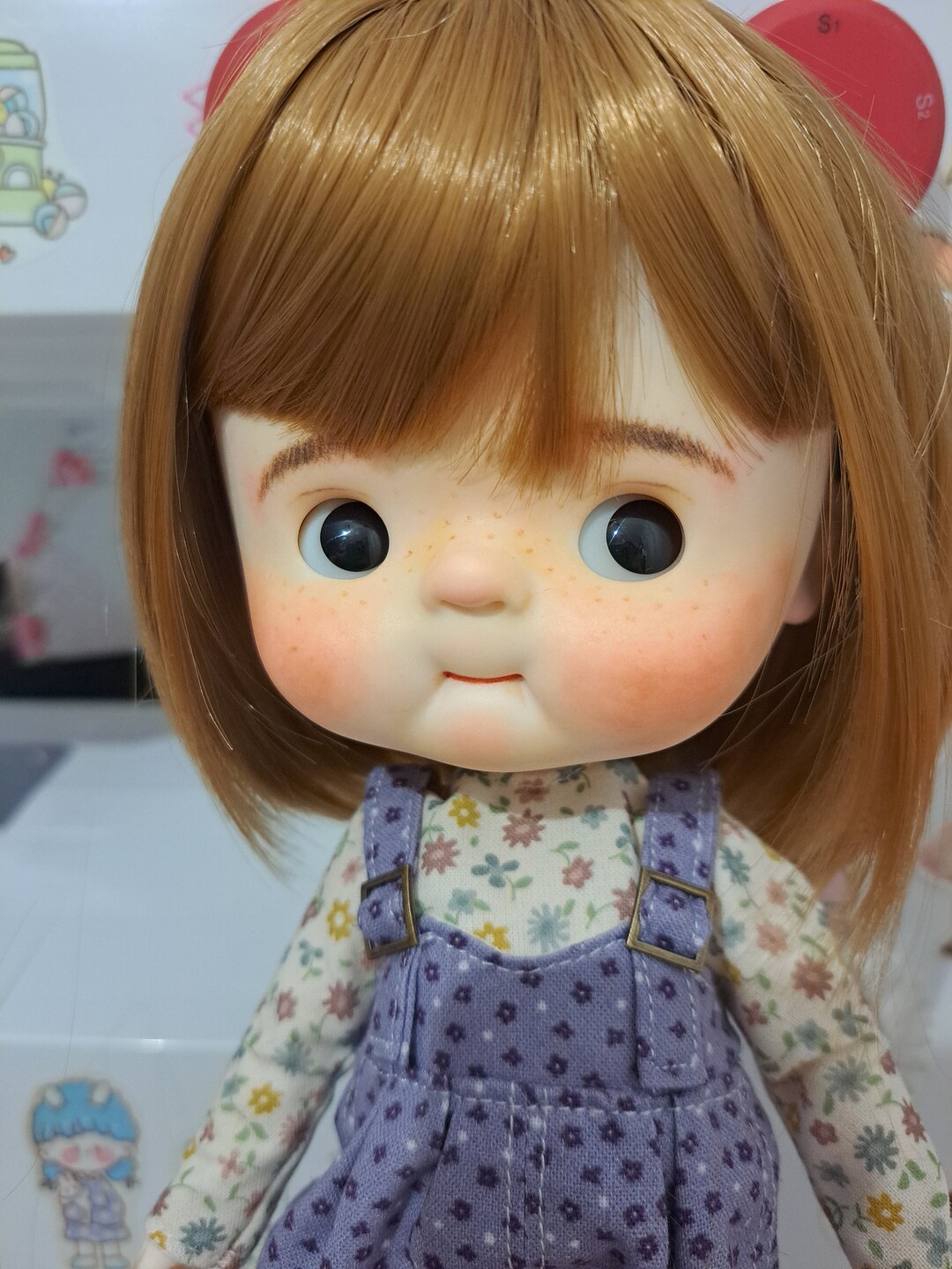 Qbaby Doll Recast Articulated Light Brown Eyes That Move - Etsy