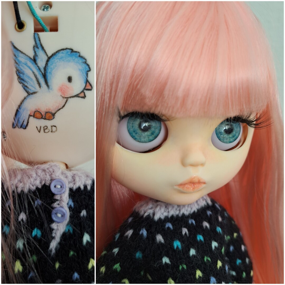 Blythe Custom Doll, Personalized Pure Neemo Articulated Body, Artist ...